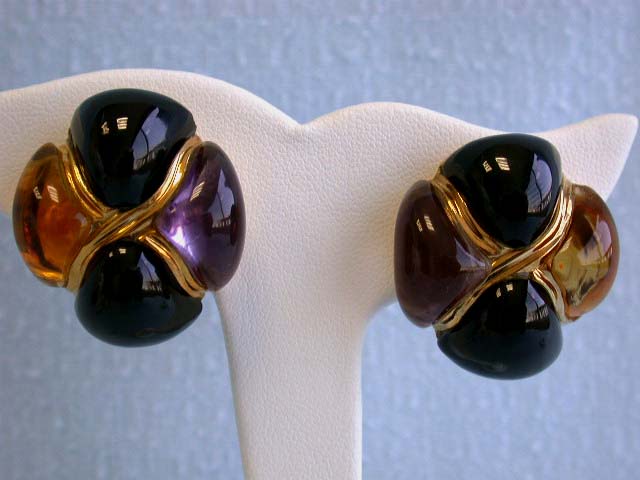 Laura Munder 18k Yellow Gold Earrings