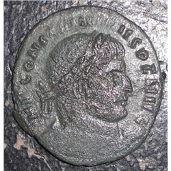 ANCIENT ROMAN JUPITER 300 - 400 AD BRONZE COIN