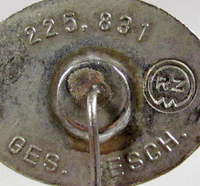 RARE GERMAN NAZI SS FM ENAMELED STICK PIN