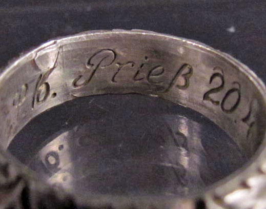 GERMAN NAZI WAFFEN SS OFFICERS HONOR RING