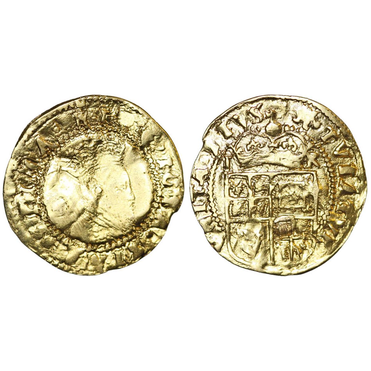Great Britain. King James I (1603-1625). Second coinage, Gold Halfcrown ...