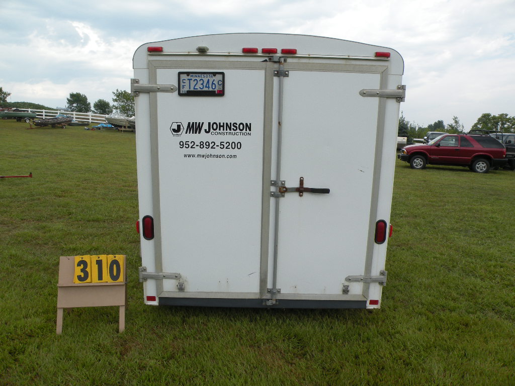 2000 Featherlite enclosed trailer 6 x 10 ft SN-4FGL01018YD033273