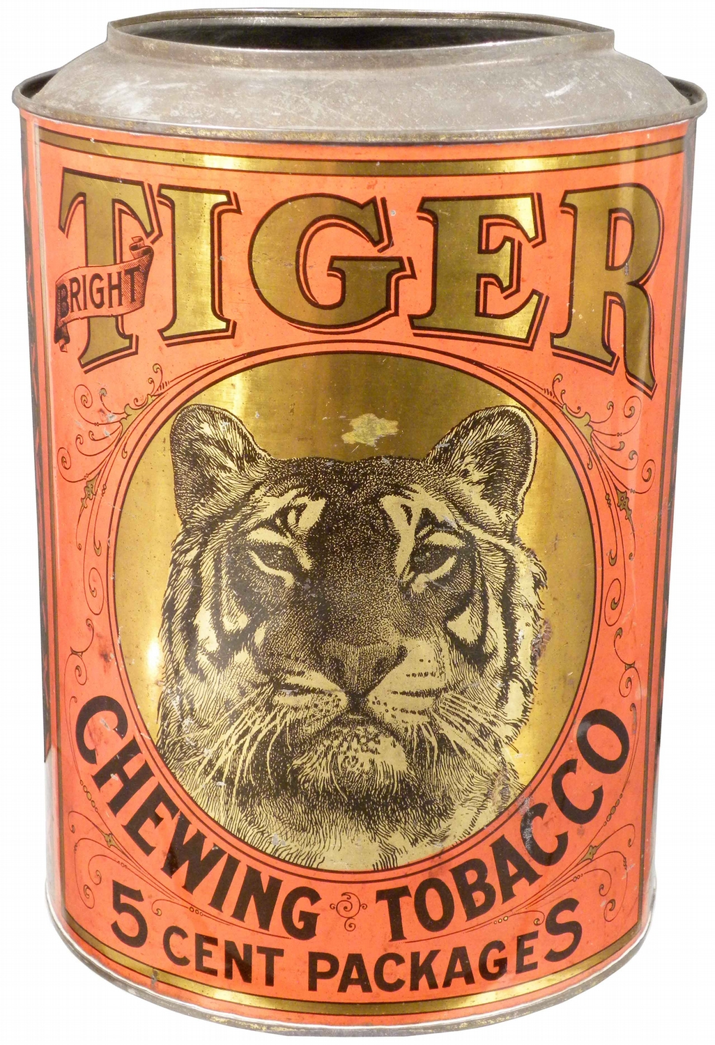 Tiger Tobacco Chewing Tobacco Store Bin