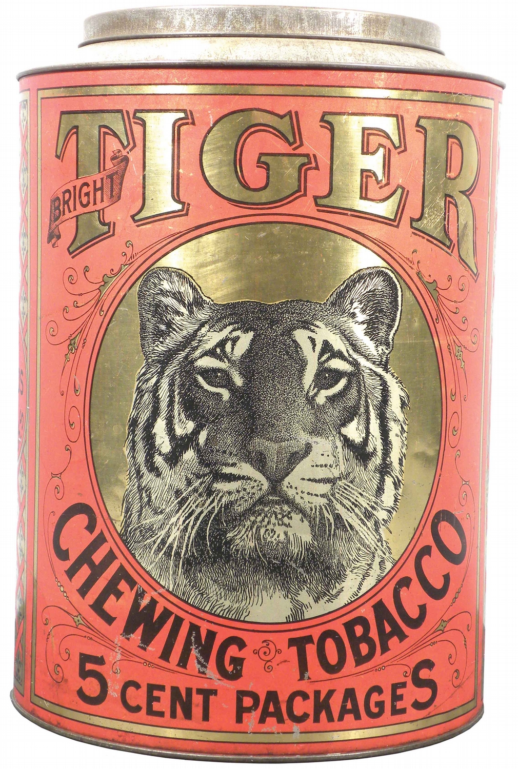 Tiger Bright Sweet Chewing Tobacco Store Bin