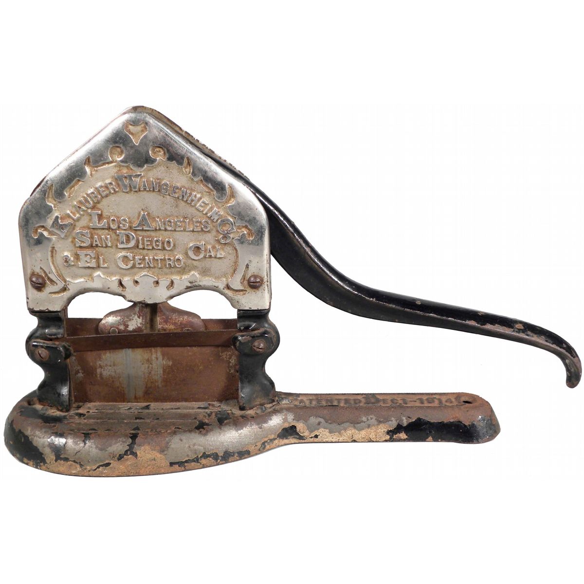 K. Lauber Wangeheim Co. Tobacco Plug Cutter