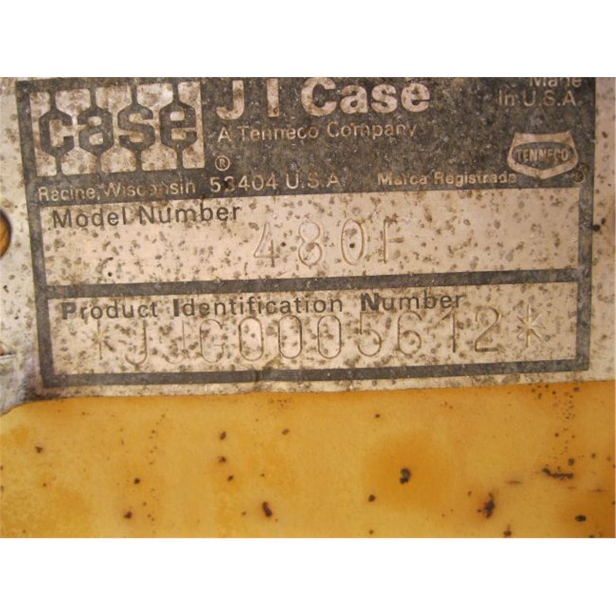 1992 Case 480F LL 4x4 Skip Loader