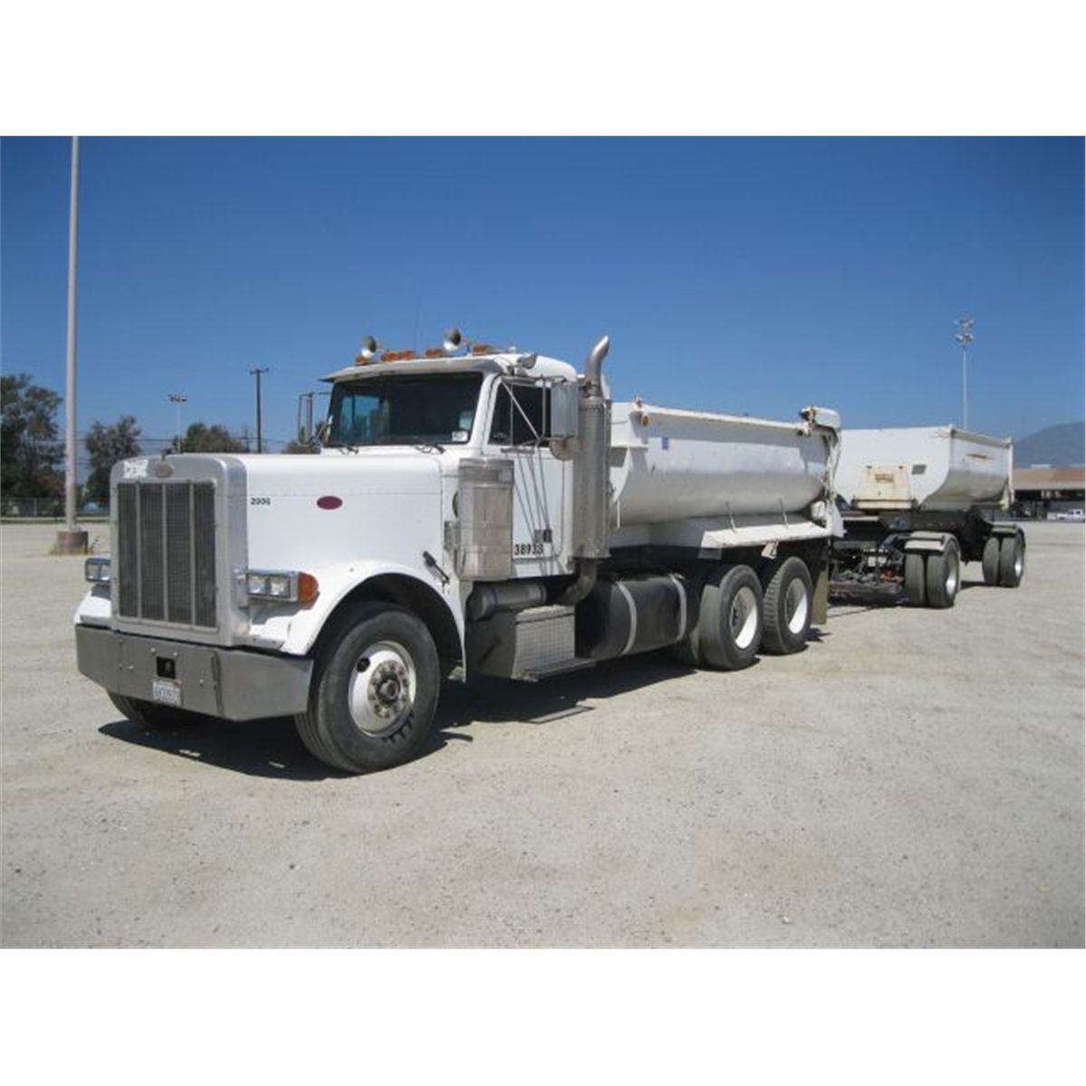 1993 Peterbilt 379 T/A Transfer Dump Truck