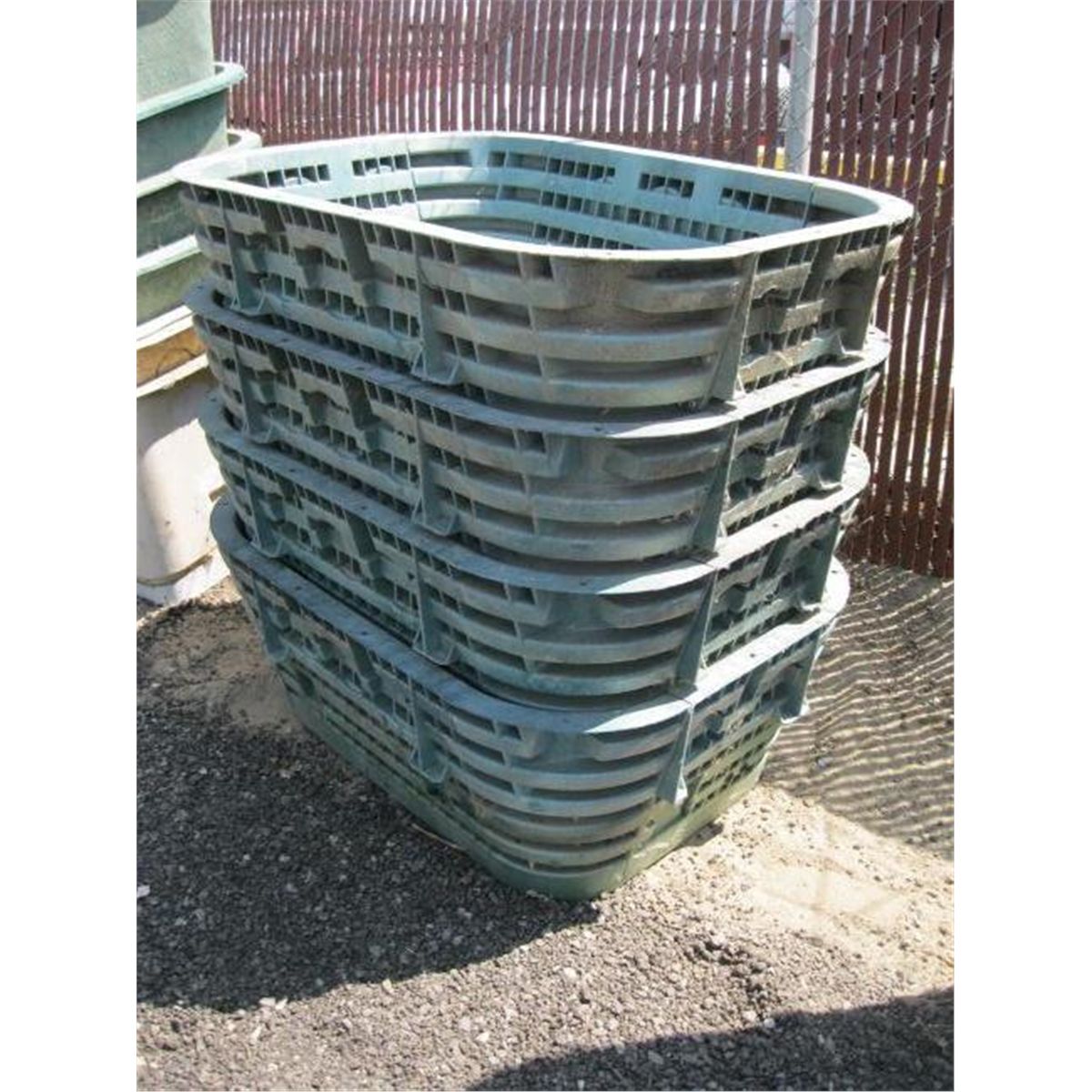4 Large Green Utility Pull Boxes (Vaults