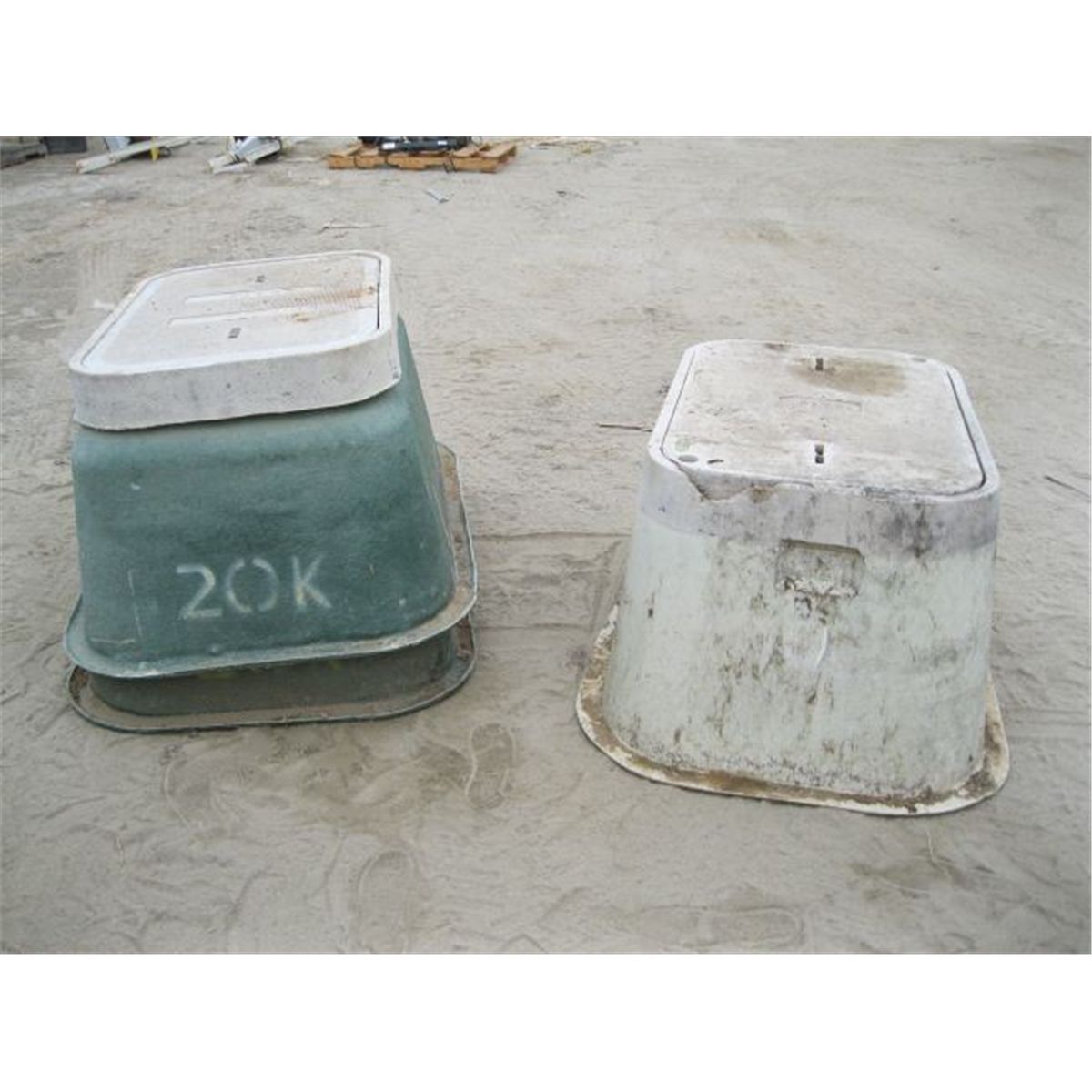 5 Large Fiber Glass Utility Pull Boxes