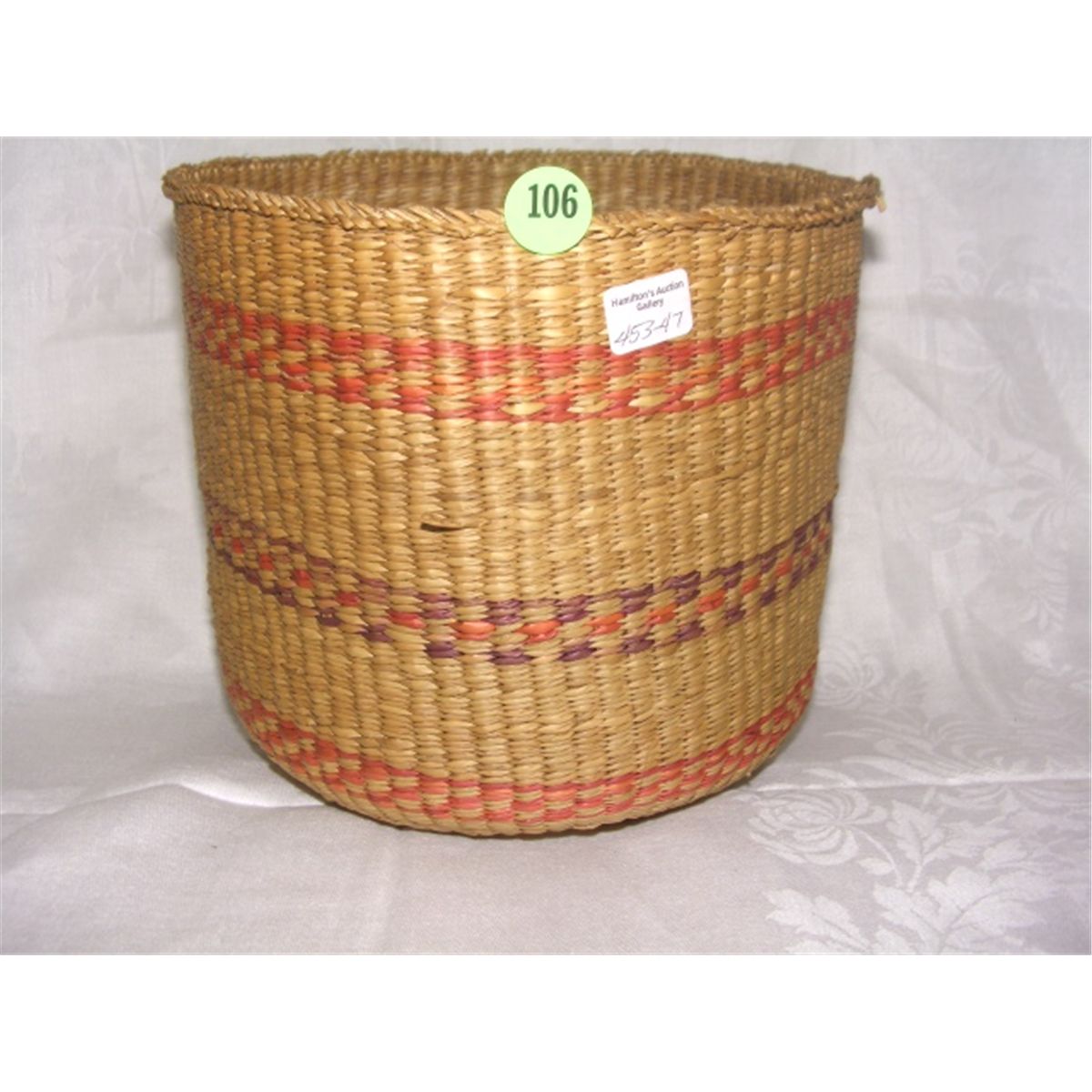 handmade Native American basket