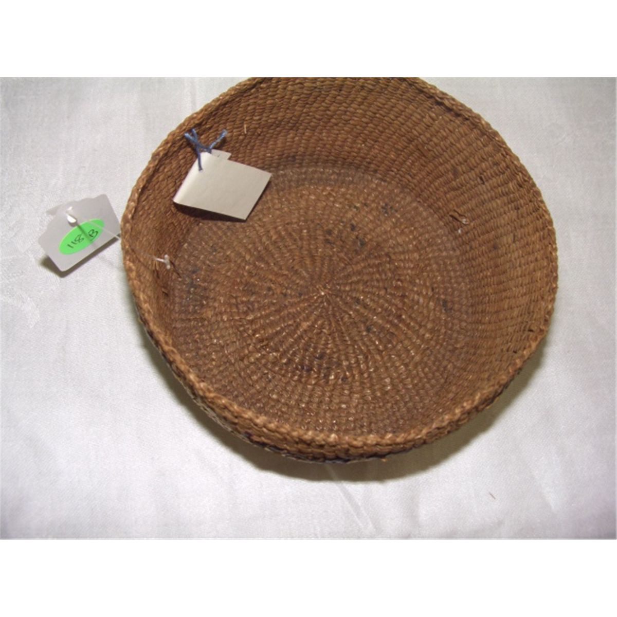 wonderful Native American handmade Tsimshian basket butterfly design 3x5