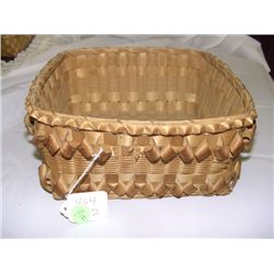 NE Native American Iroquois ash splint berry basket