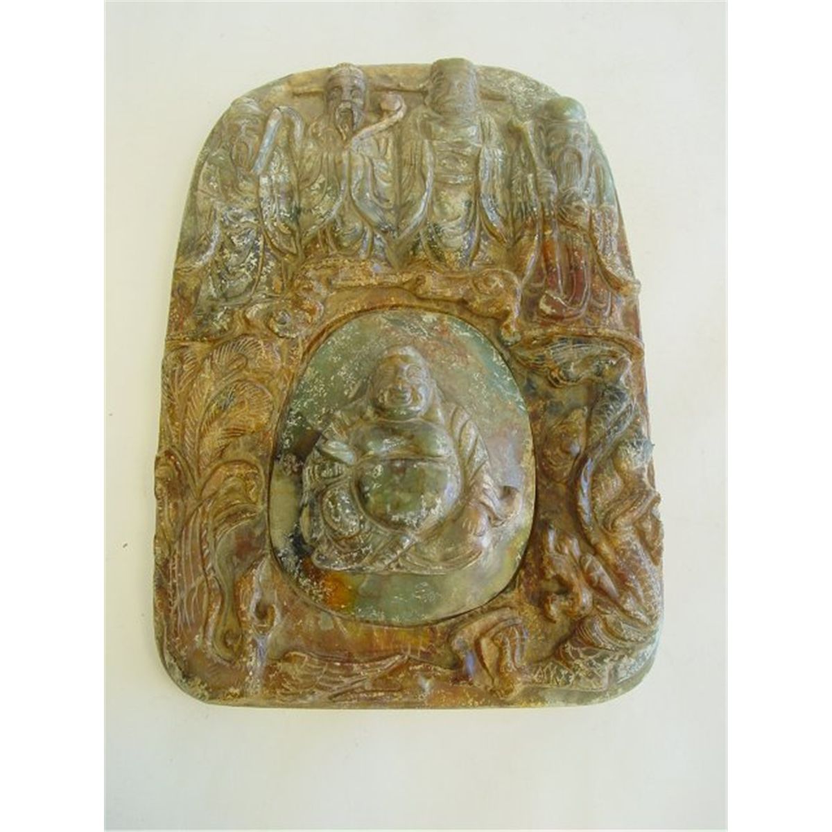 Jade carving of an inkstone