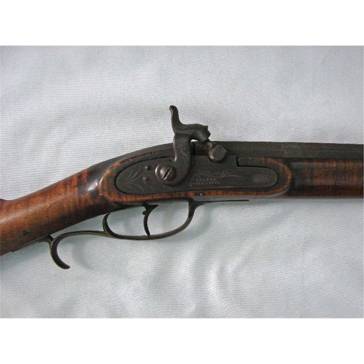 Full Stock Kentucky Percussion Conversion Rifle with Wolfe & Gillespie ...