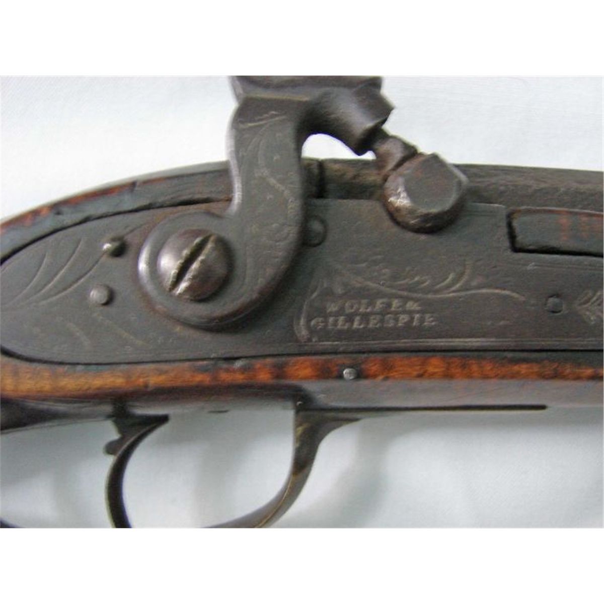 Full Stock Kentucky Percussion Conversion Rifle with Wolfe & Gillespie ...