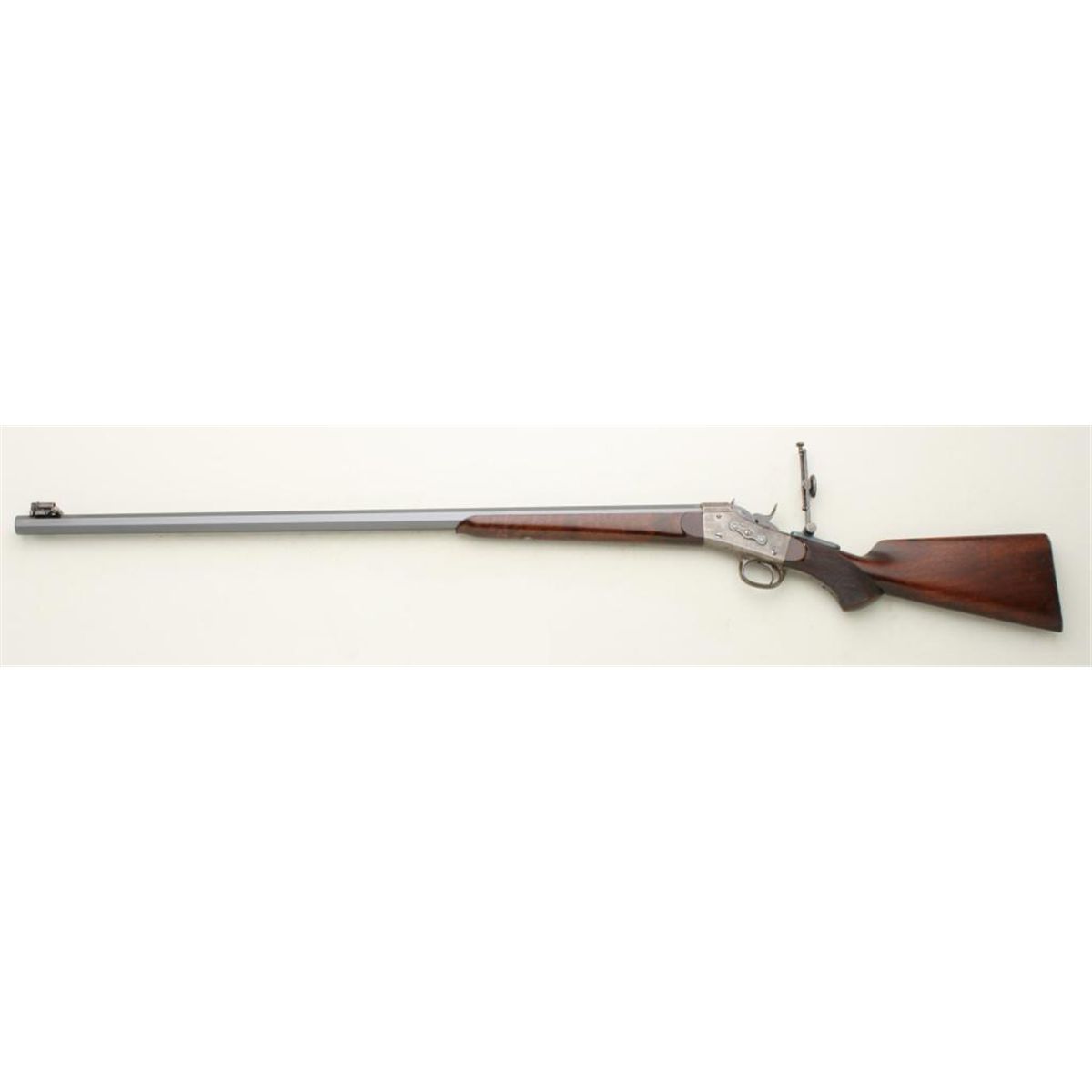 Remington Creedmore single shot target rifle, .44 S (Sharps) cal., 34 ...