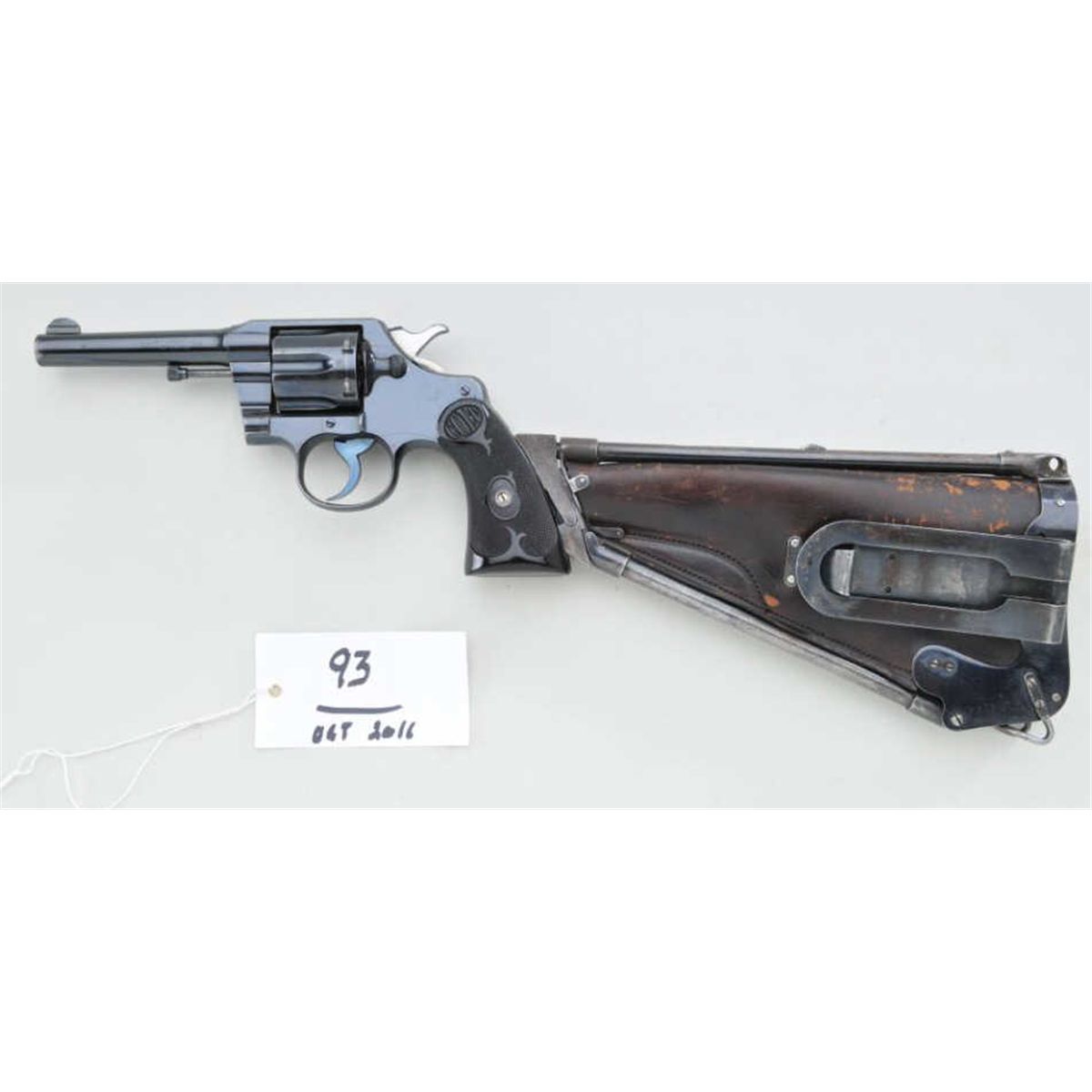 Colt Army Special .38 caliber double-action revolver, 4-1/2” barrel ...