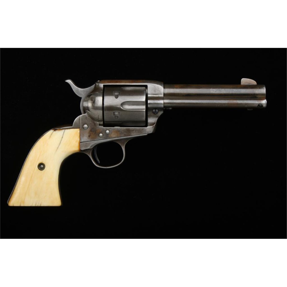 Colt Single Action Army revolver .45 caliber, 4-3/4” barrel, brown ...