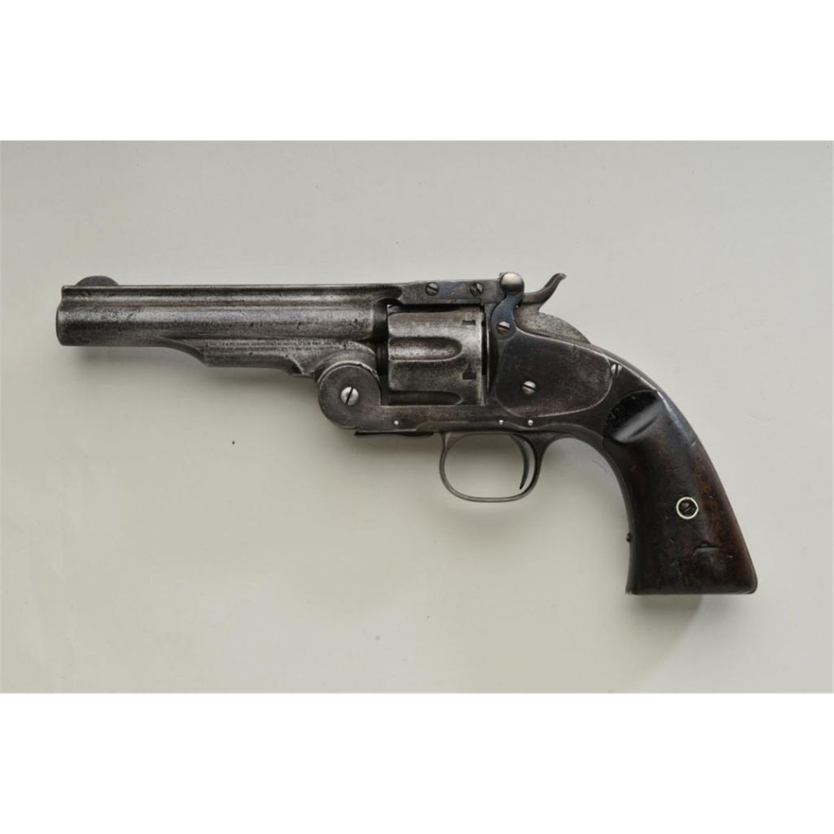 Smith & Wesson Schofield model .45 caliber revolver, US Marked butt ...