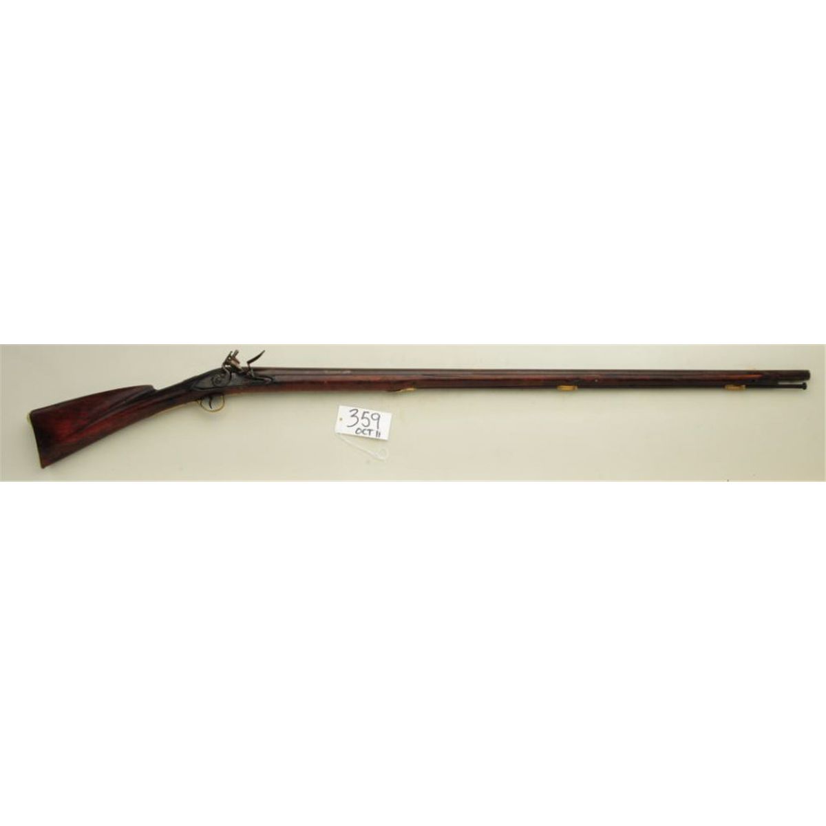 American colonial musket or fusil from New England, .69 caliber, 44 ...