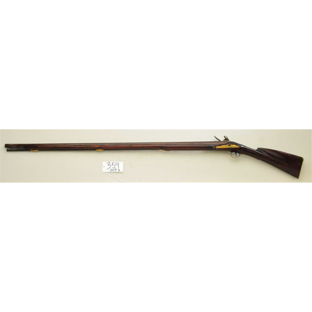 American colonial musket or fusil from New England, .69 caliber, 44 ...