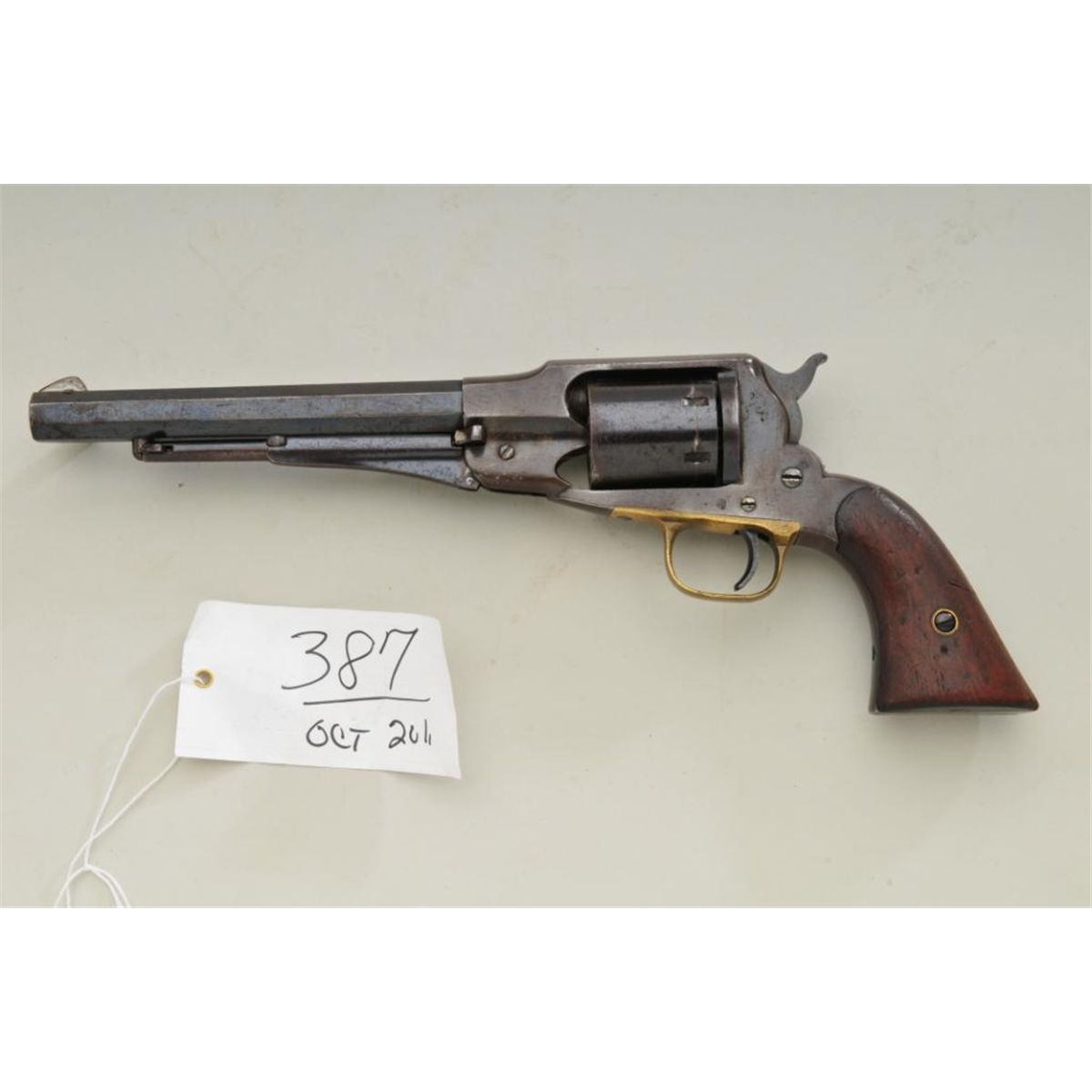 Remington factory conversion of Navy revolver to .38 caliber centerfire ...