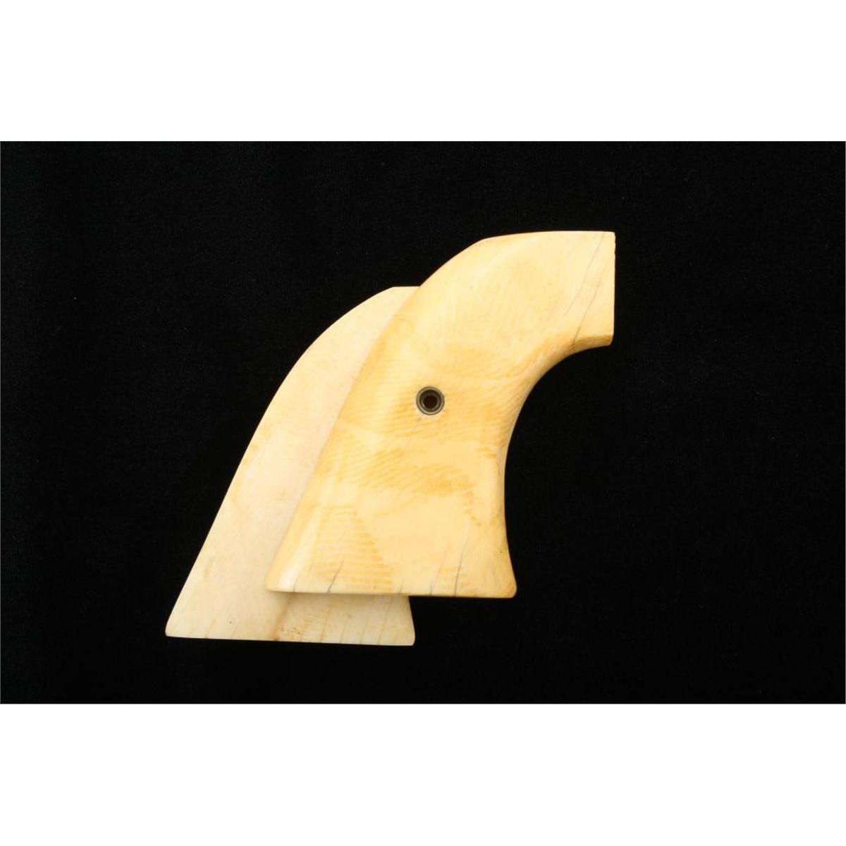 Pair of elephant ivory grips for Colt Single Action Army revolver ...