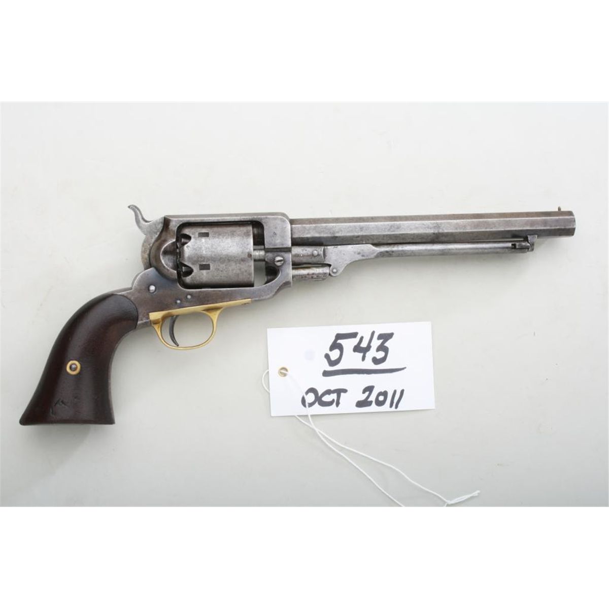 Whitney .36 caliber percussion revolver showing martial inspections ...