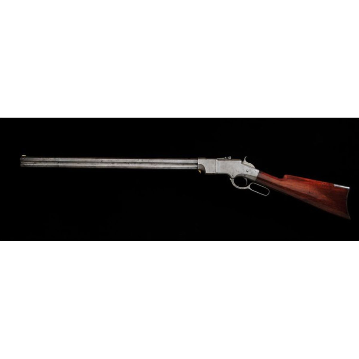 Rare original 1860 iron-frame Henry rifle, .44 rimfire caliber, serial ...