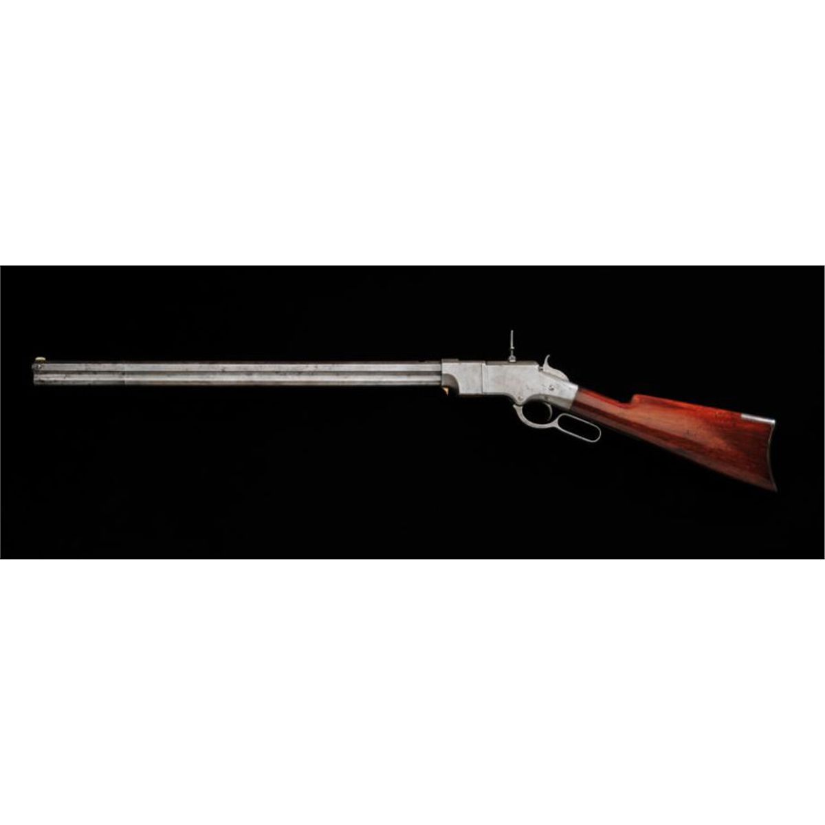 Rare original 1860 iron-frame Henry rifle, .44 rimfire caliber, serial ...