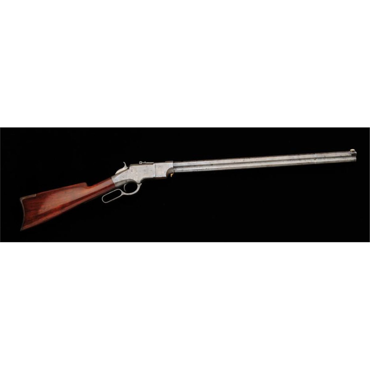 Rare original 1860 iron-frame Henry rifle, .44 rimfire caliber, serial ...