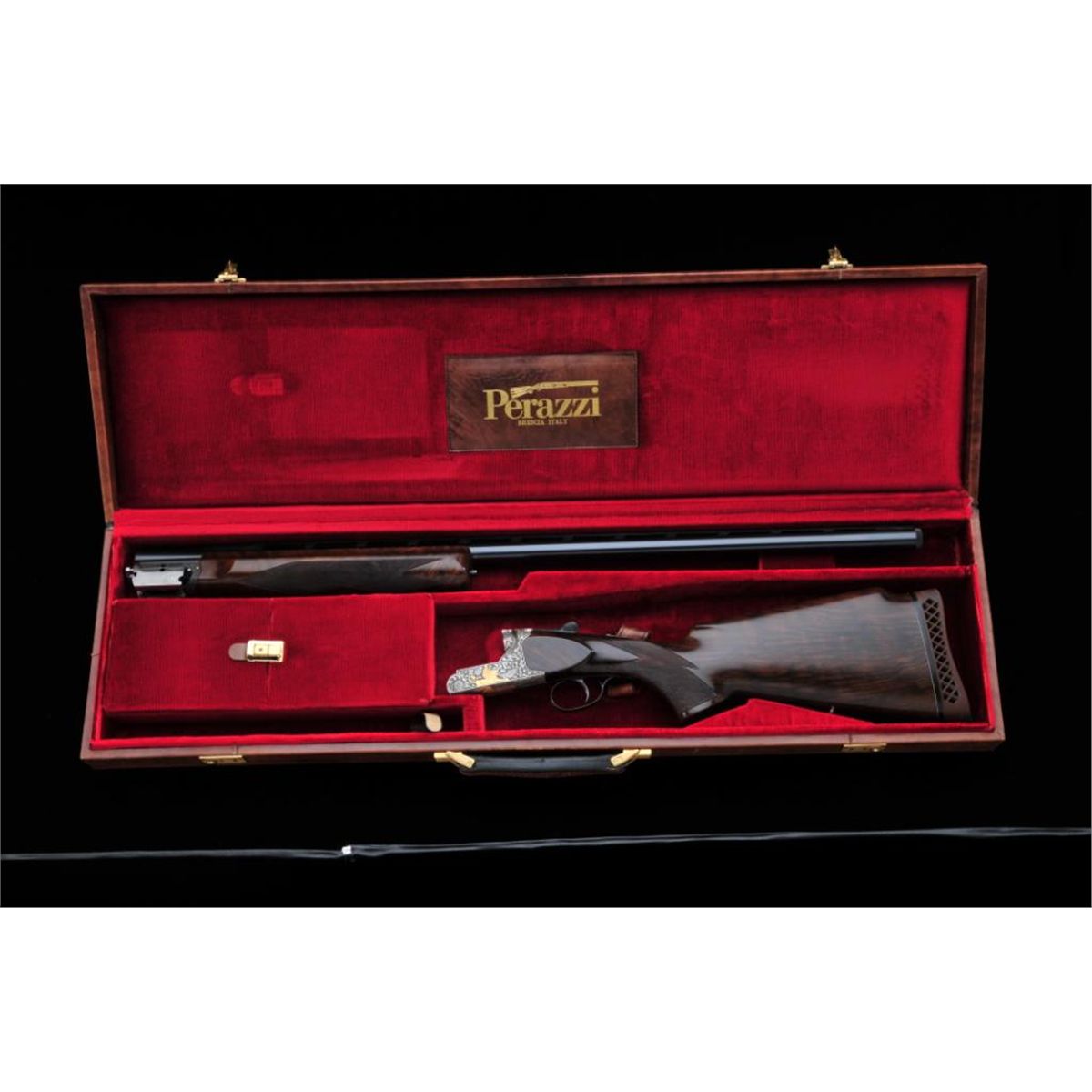 Perazzi single barrel trap shotgun, high grade (TMO-10), 12ga, 32 ...