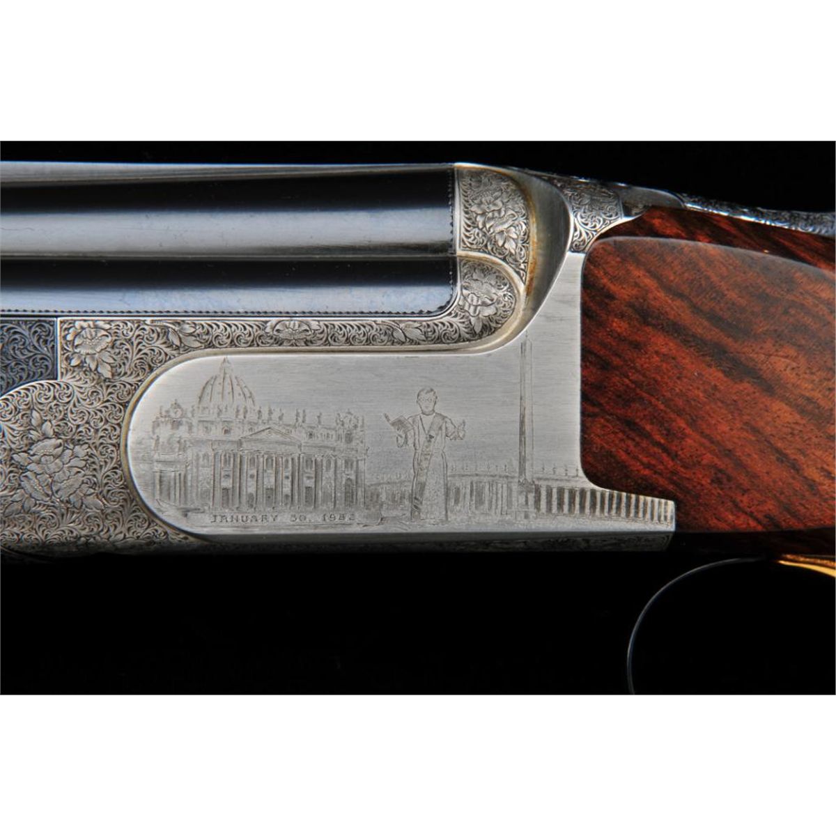 Perazzi SCO grade 20ga over/under shotgun, fully special-order engraved ...