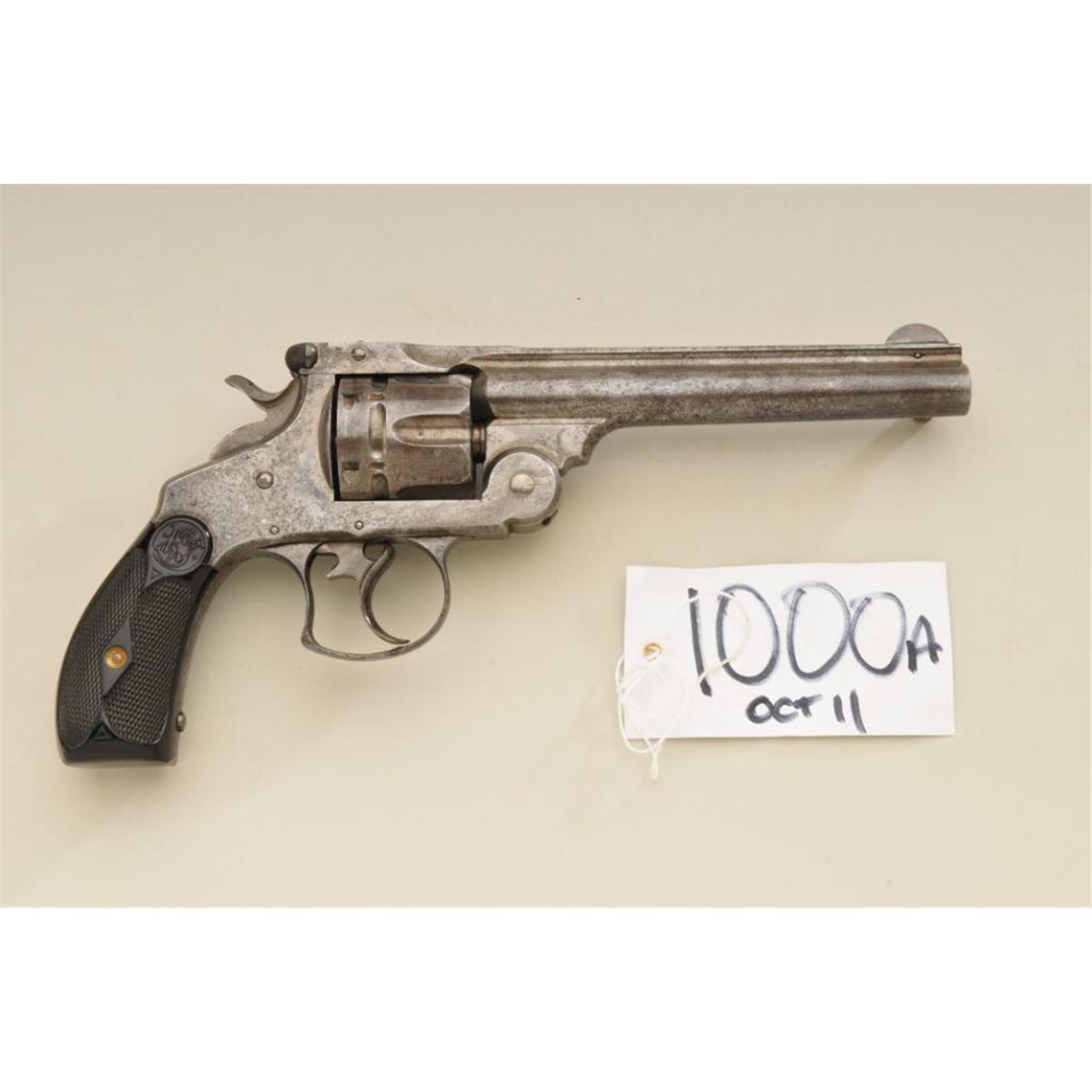 Smith & Wesson .44 Double Action Frontier top break revolver, .44-40 ...