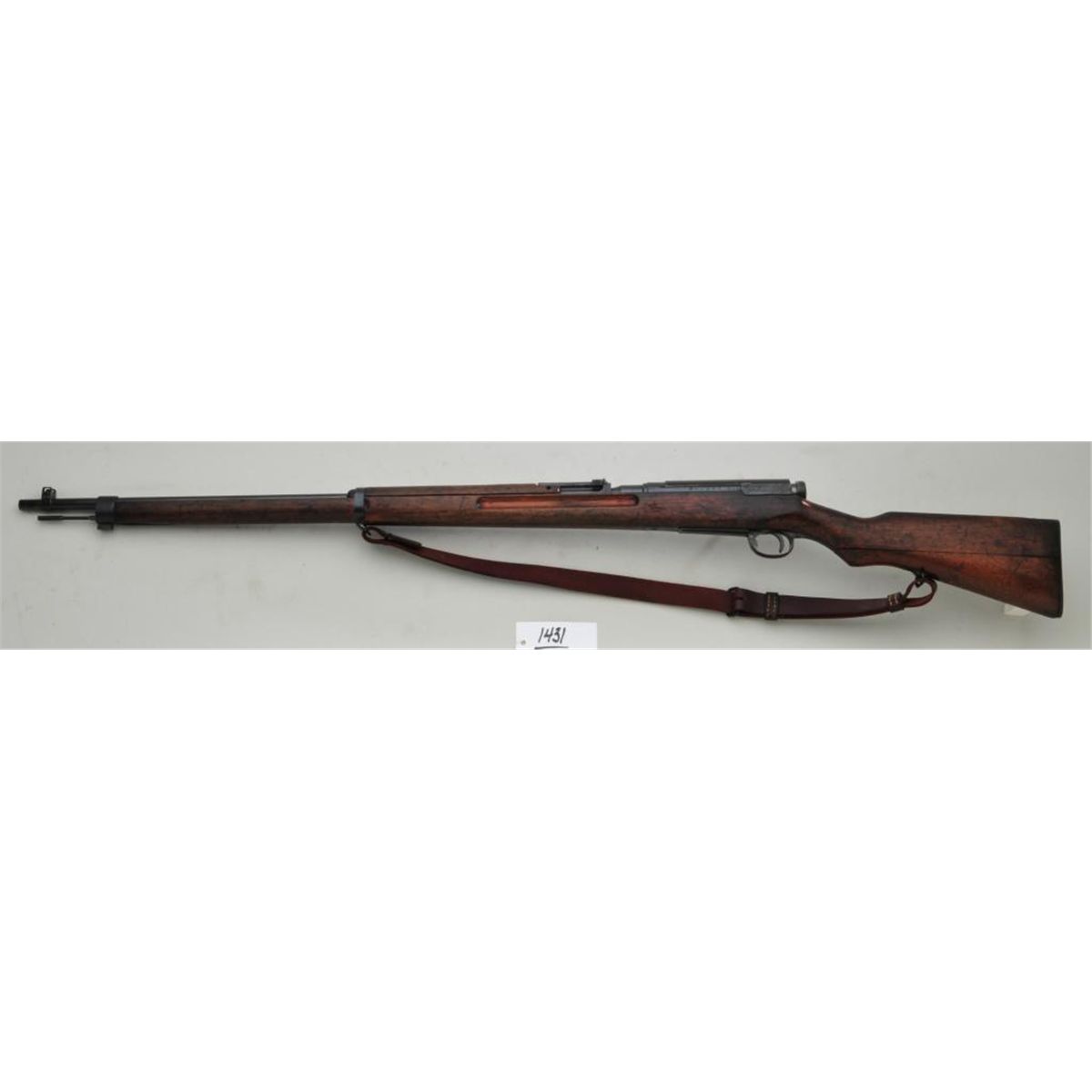 Japanese Arisaka military bolt-action rifle, 6.5mm cal., 32” barrel ...