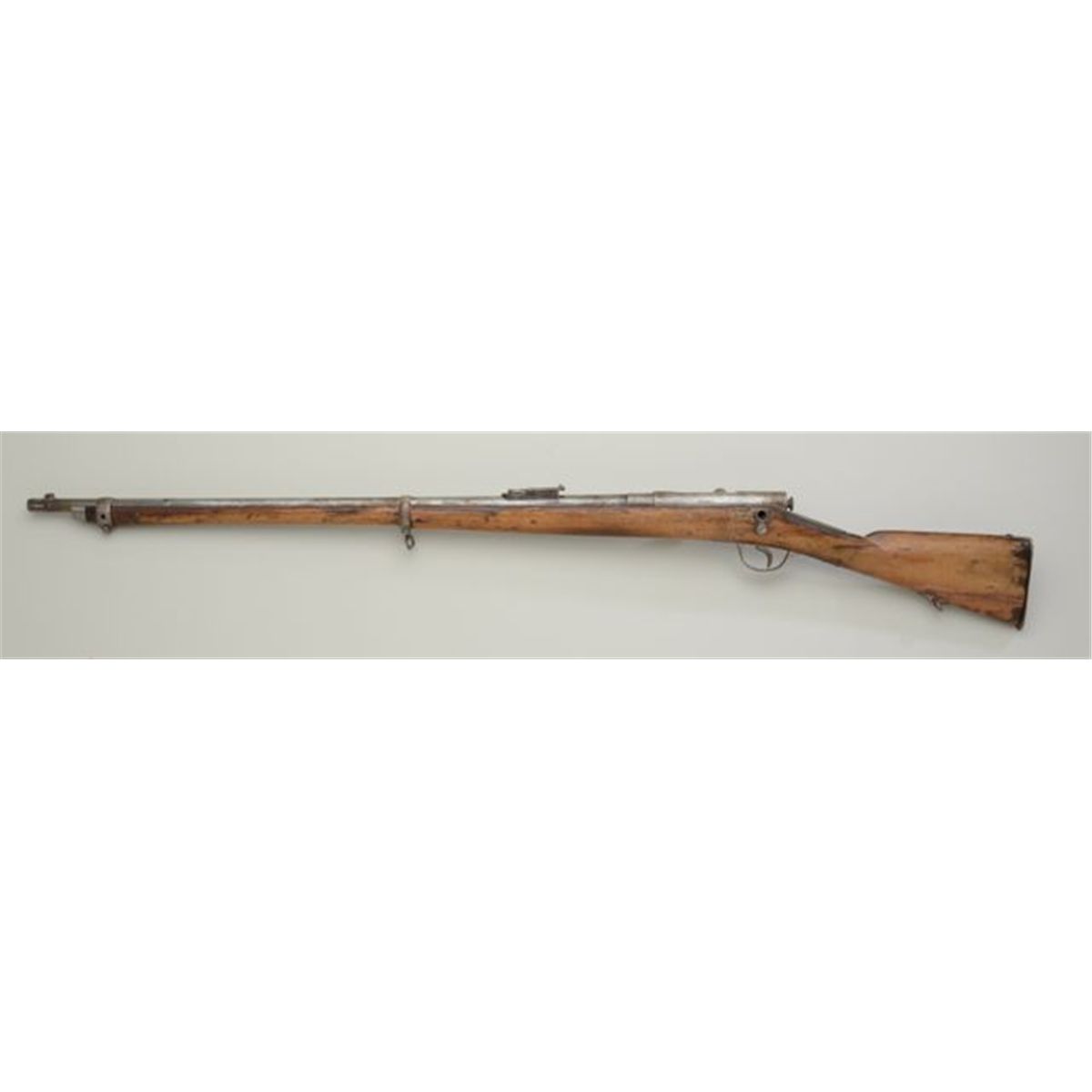 Murata Type 22 bolt-action rifle, Japanese characters on both sides of ...