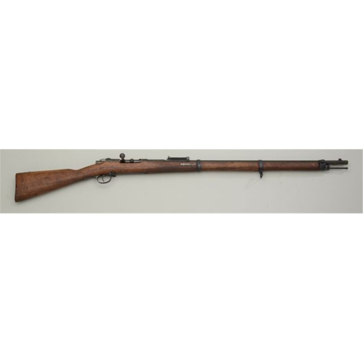 JG Model 71/84 bolt-action military rifle, 11mm cal., 31” barrel, blue ...