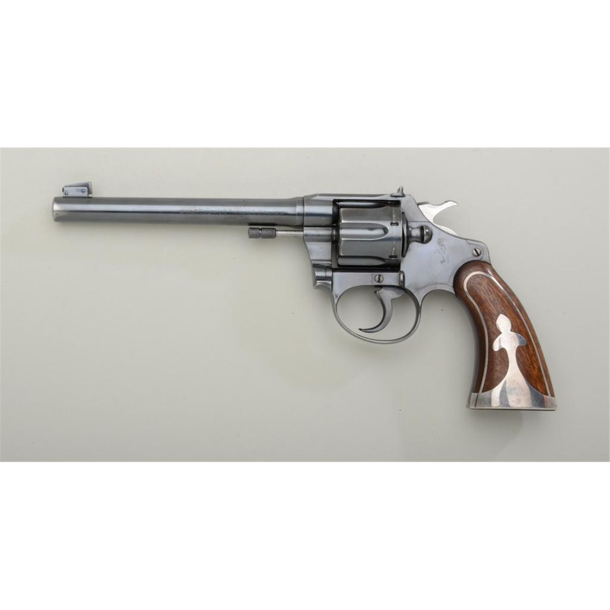Finely restored Colt Police Positive Target Model DA revolver, .22 cal ...