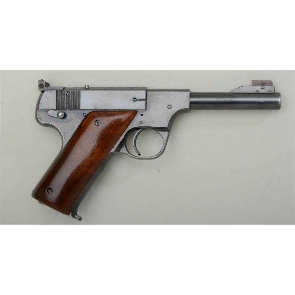 High Standard Model “B” semi-auto target pistol, .22LR cal., 4-1/2 ...