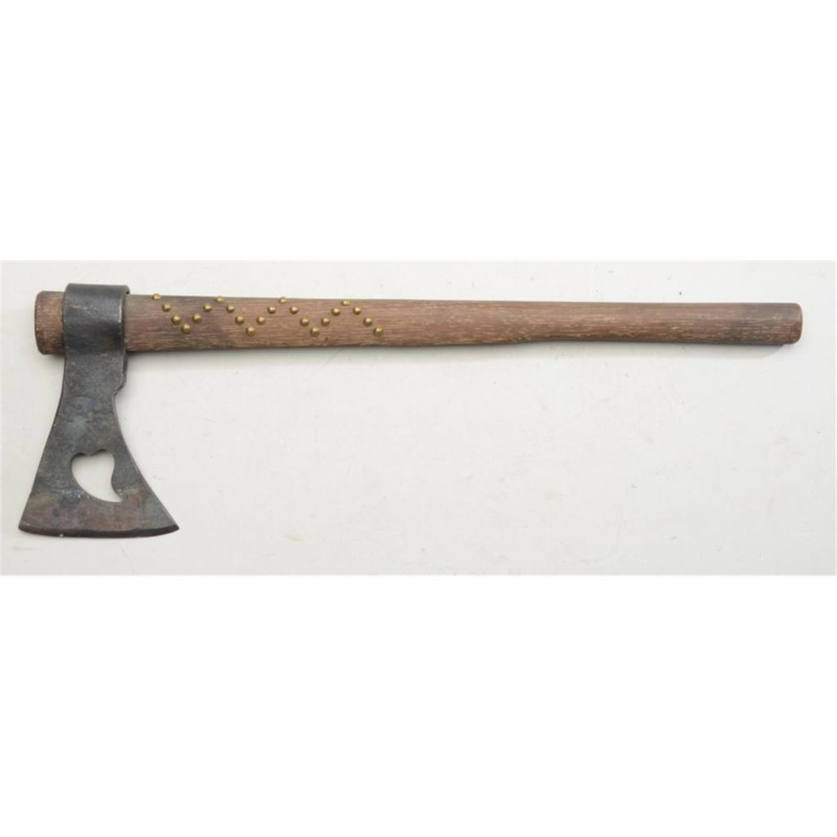 Forged iron trade tomahawk with heart cut out in blade; replacement ...