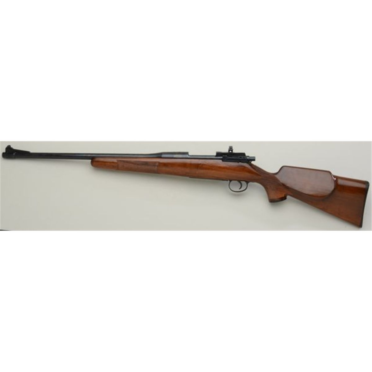 Sporterized Model 1917 bolt-action rifle, re-blued finish, checkered ...