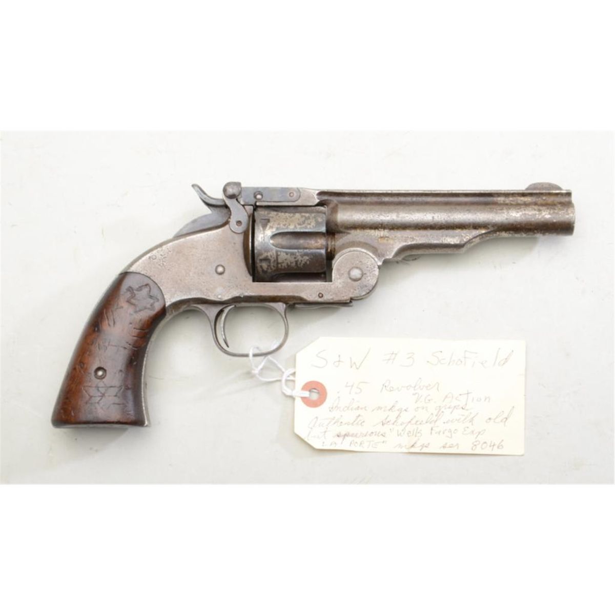 Smith & Wesson Second Model Schofield revolver, .45 cal., barrel ...