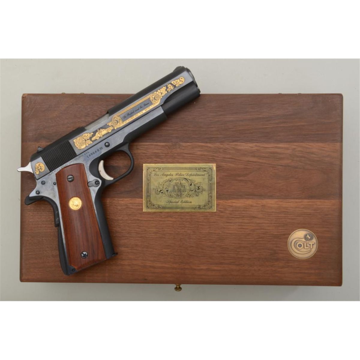 Colt MK IV Series 70 Government Model Commemorative LAPD Special ...