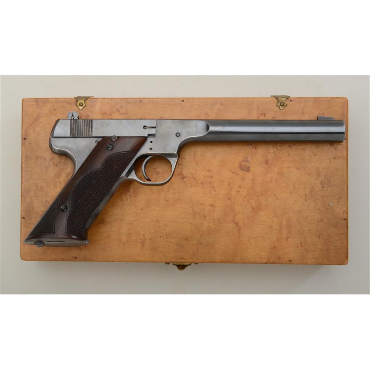 High Standard Model “E” semi-auto target pistol in custom well-made ...