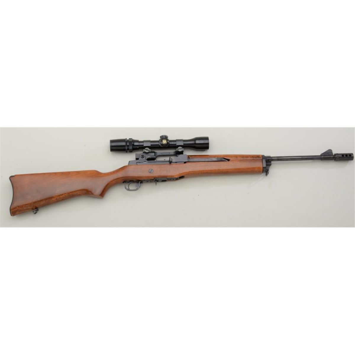 Ruger Mini-14 semi-auto rifle, .223 cal., 19” barrel, black finish ...