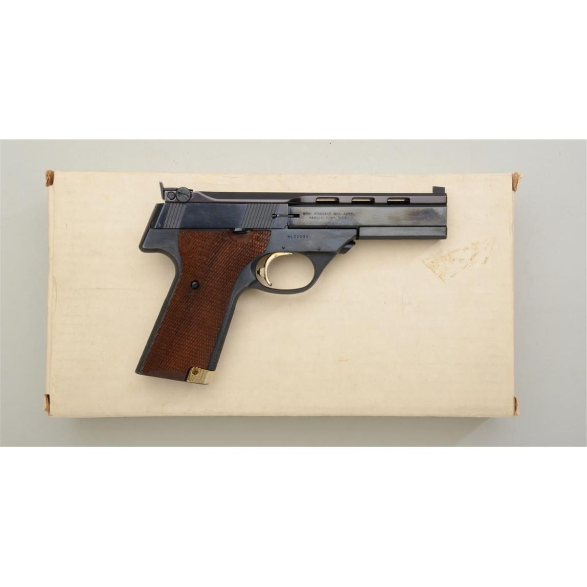 High Standard “The Victor” Model semi-auto target pistol, .22LR cal ...