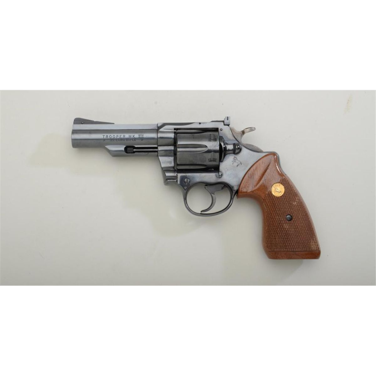 Colt Trooper MK III Model DA revolver, .22LR cal., 4” barrel, black ...