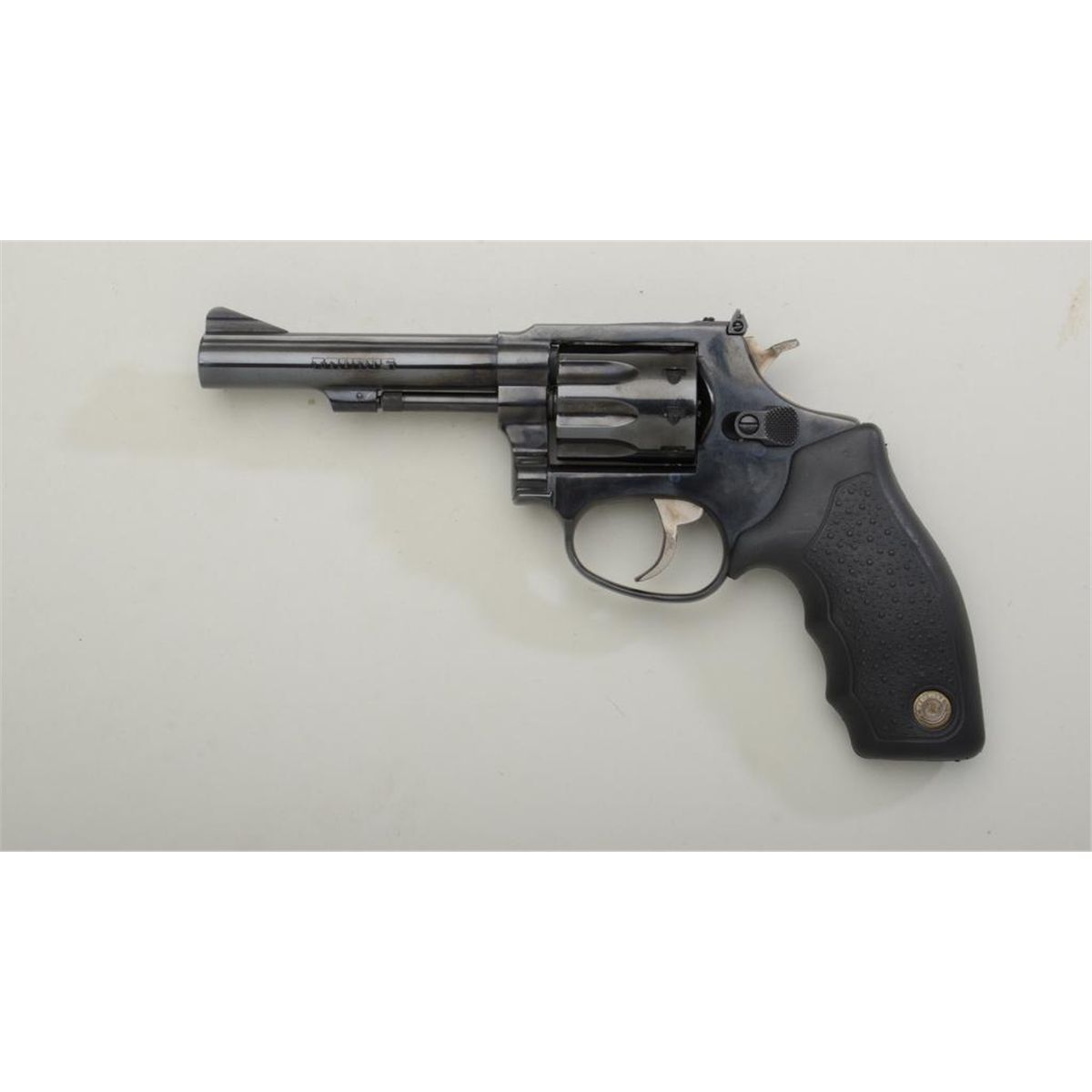 Taurus hand ejector DA revolver, .22LR cal., 4” barrel, black finish ...