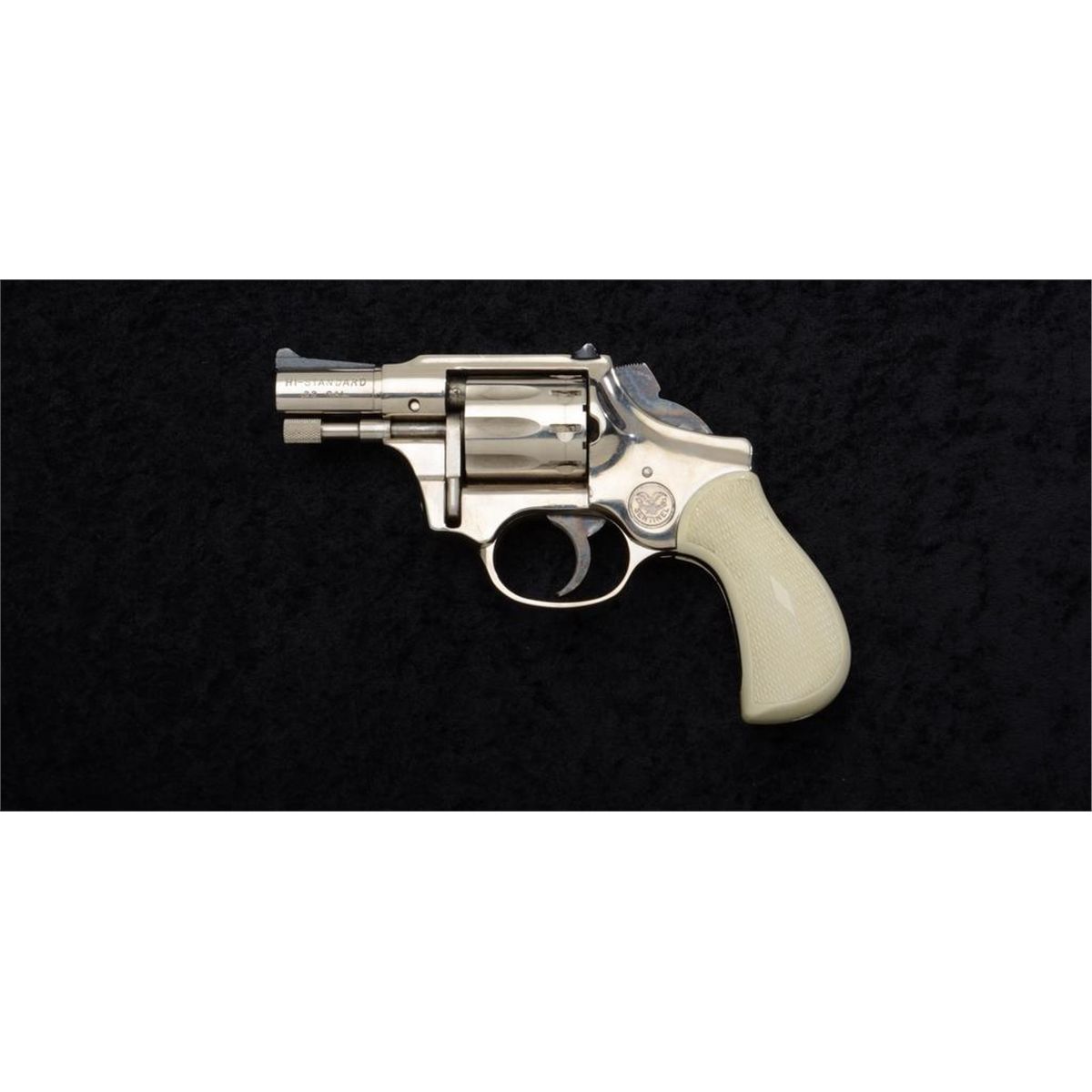 High Standard Model R-101 DA revolver, .22 cal., 2-1/2” barrel, nickel ...