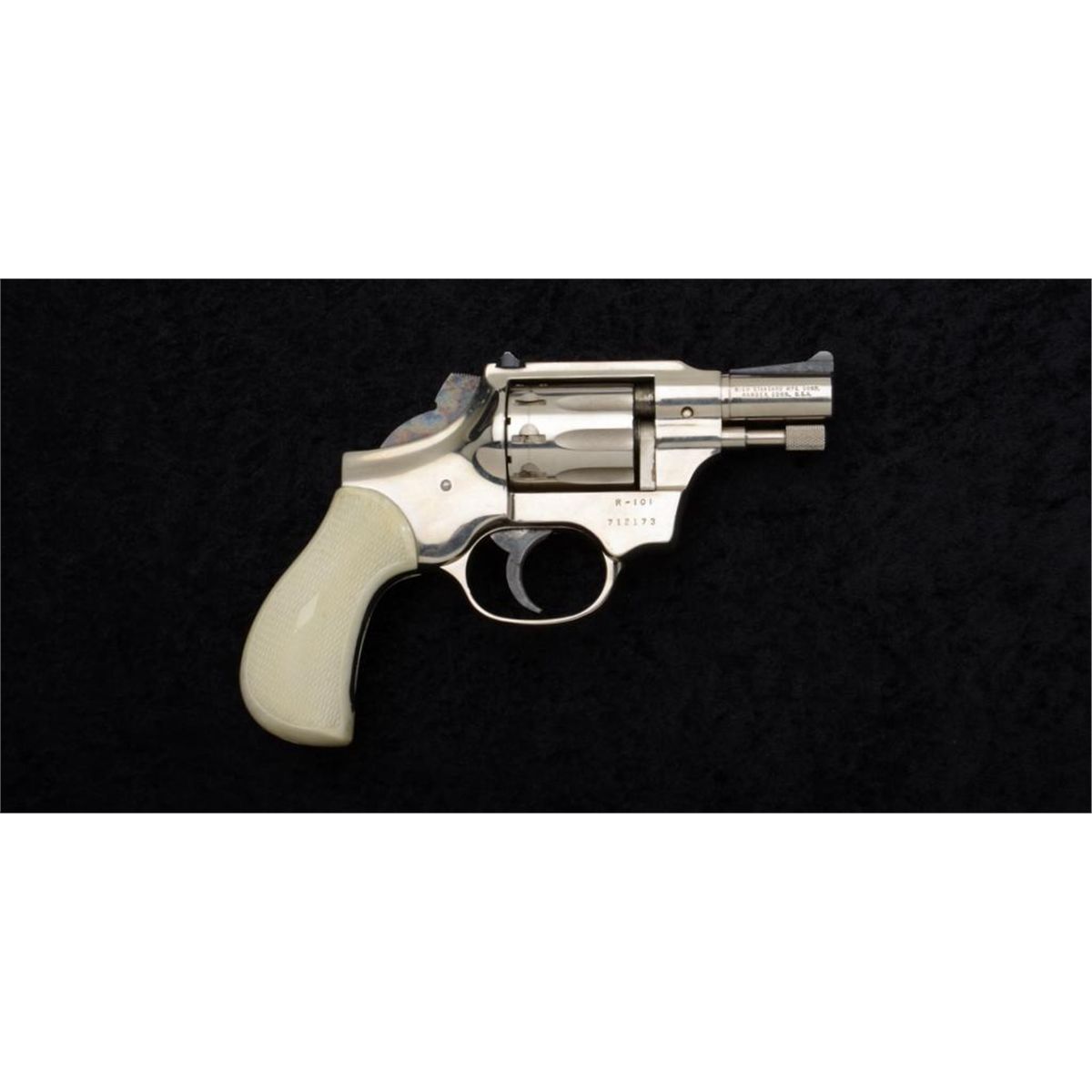 High Standard Model R-101 DA revolver, .22 cal., 2-1/2” barrel, nickel ...